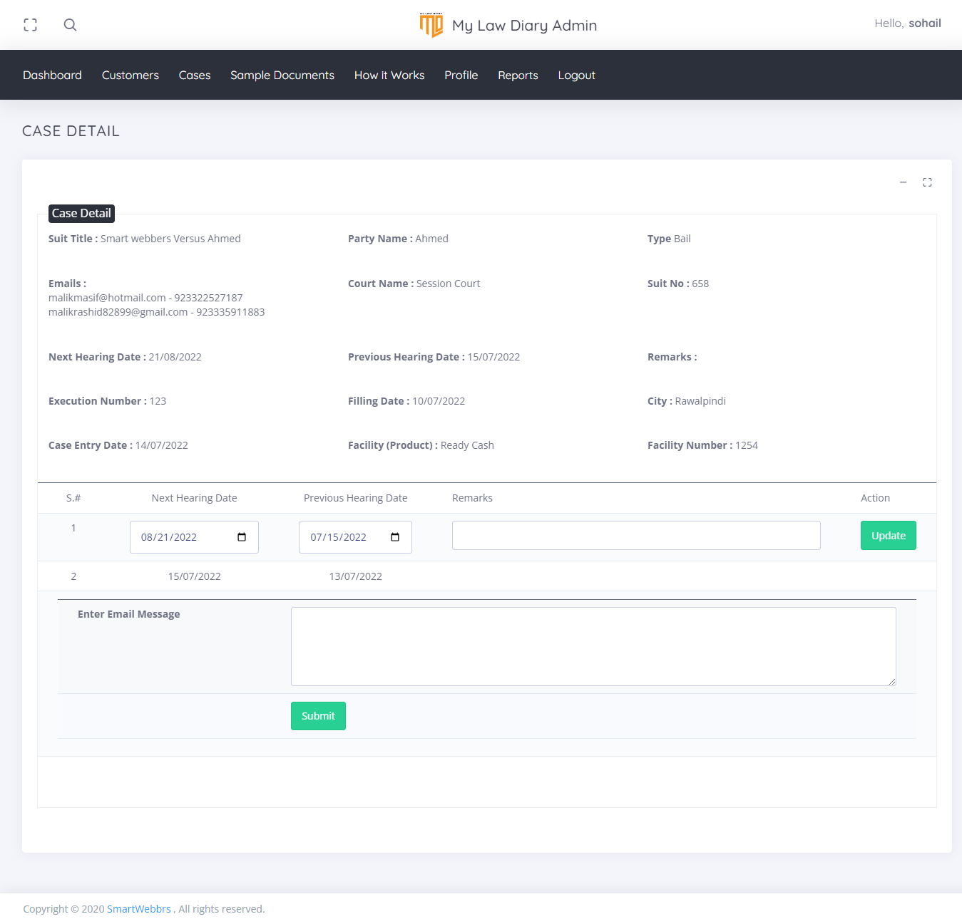 Lawyer E Diary for lawyers in Islamabad & Rawalpindi - My Law Diary